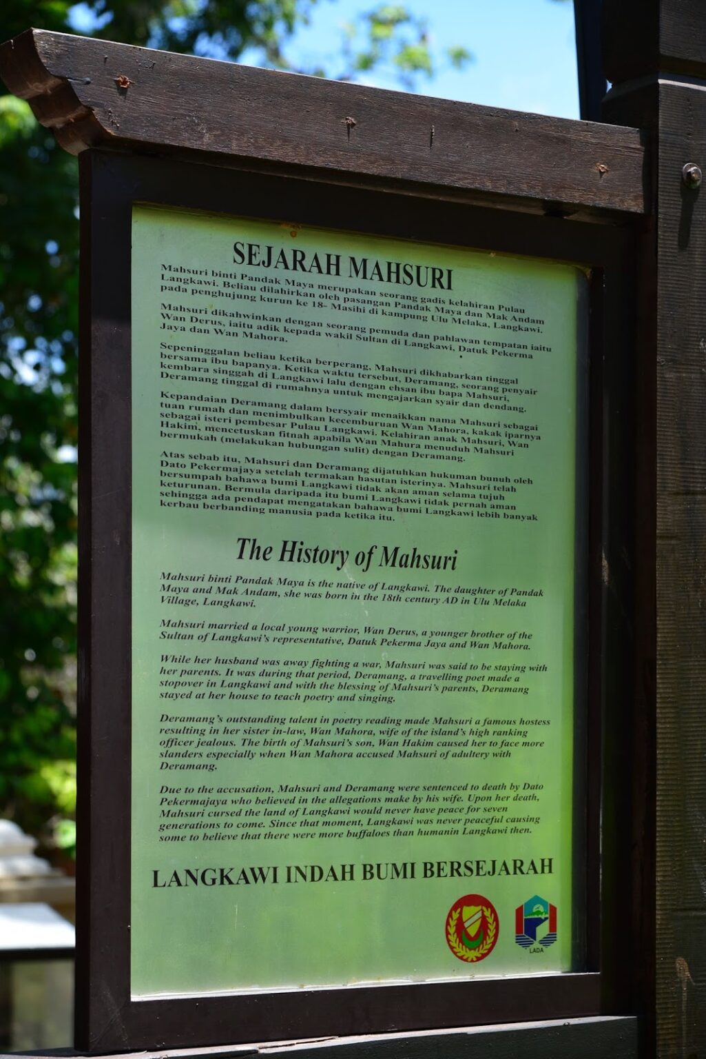 Makam Mahsuri : Legenda yang Hidup di Langkawi - JomMaiKedah.com
