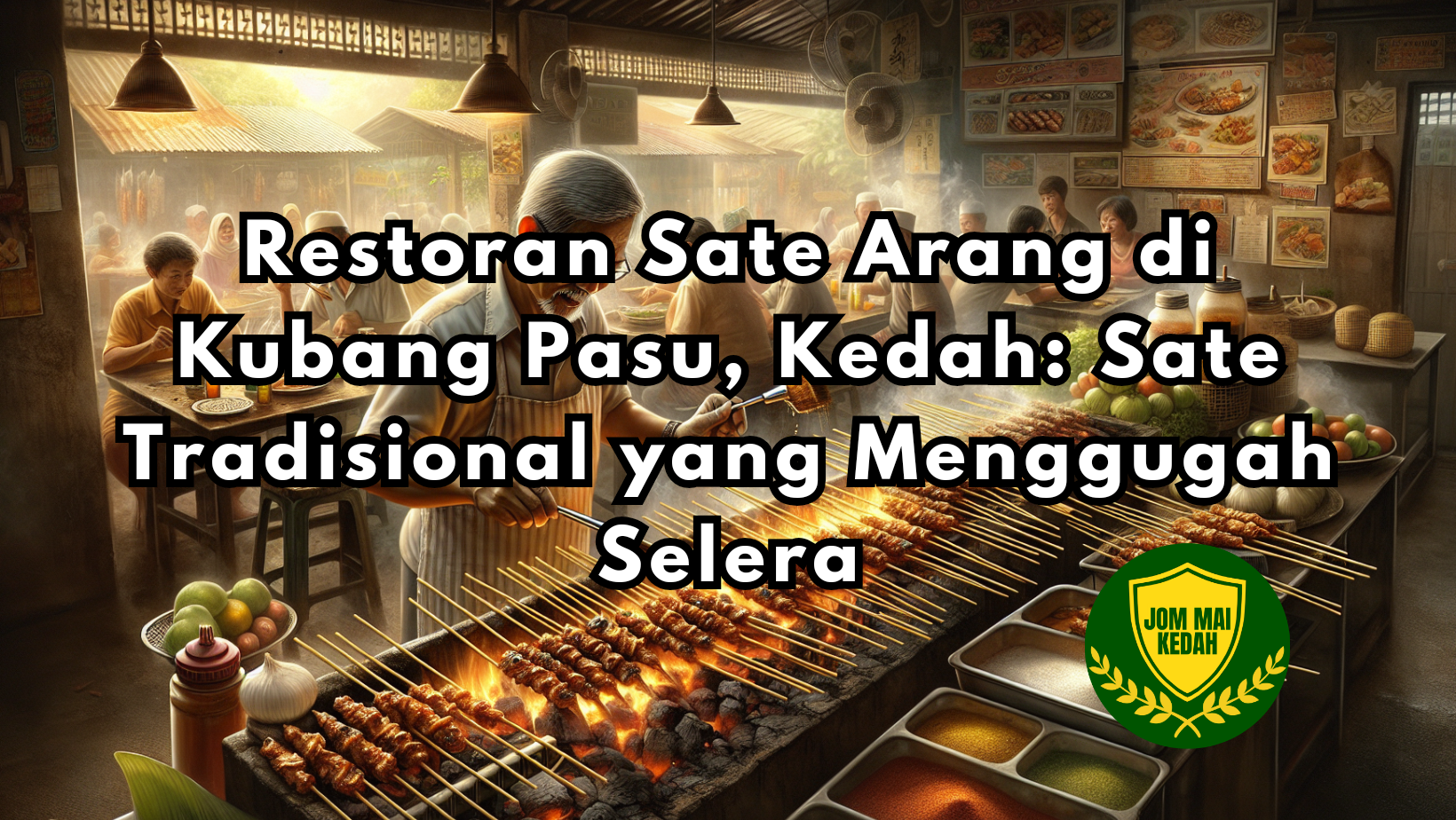 Restoran Sate Arang di Kubang Pasu, Kedah: Sate Tradisional yang ...